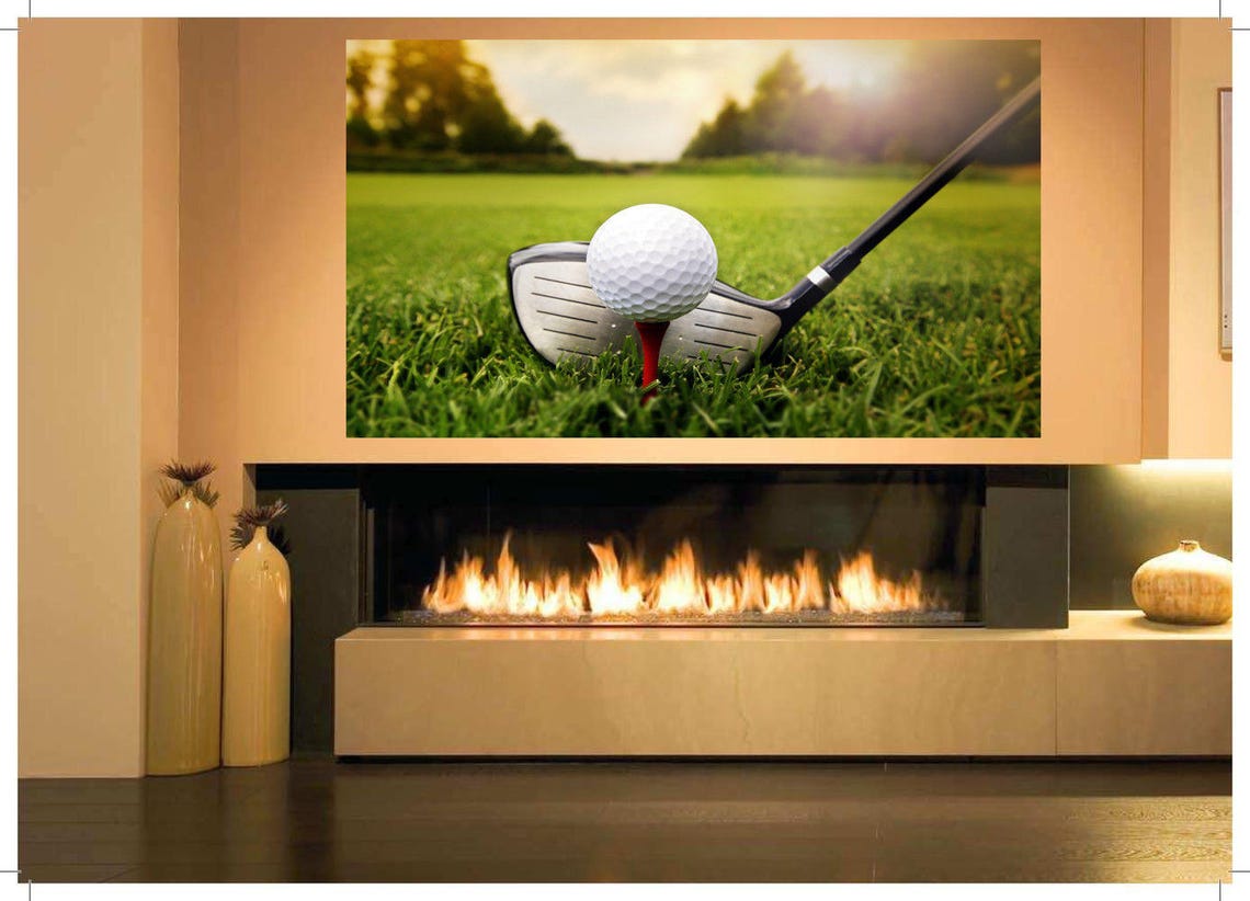 Golf Color Decal Golf Art Golf Decor Golf Sticker Golf - Etsy