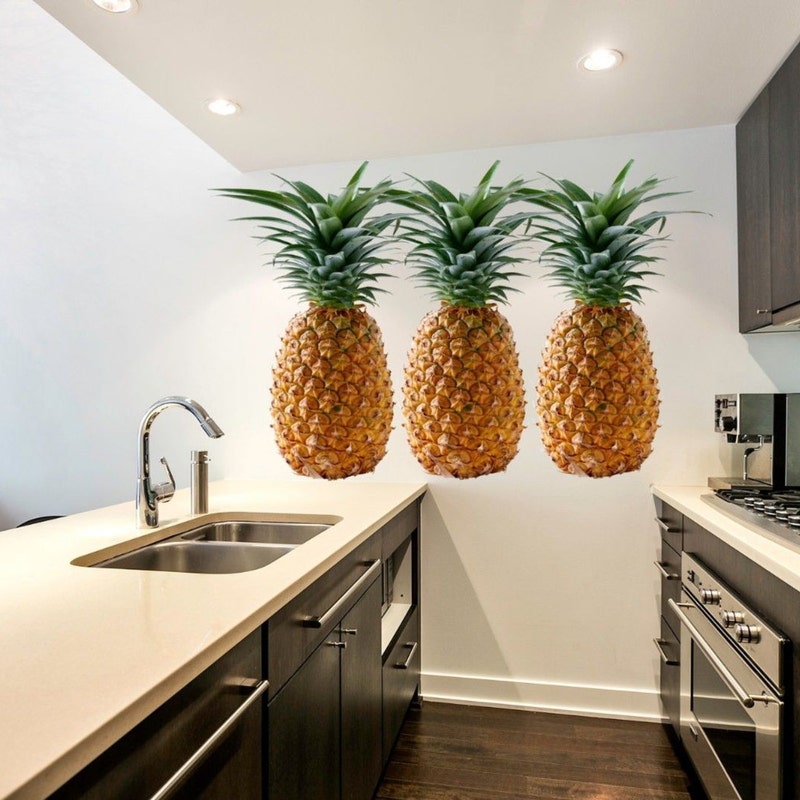 Pineapple Wall Decal - Etsy