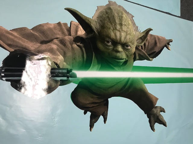 Yoda Full Color Decal Star Wars Full color sticker wall art | Etsy