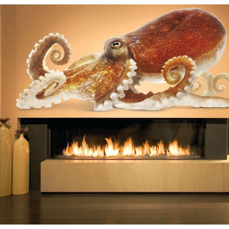Octopus Wall Decal - Etsy