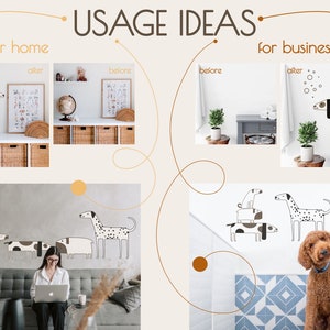 Sticker Beagle Wall Decal Decor Gift for Beagle Fan Wall Decal in ...