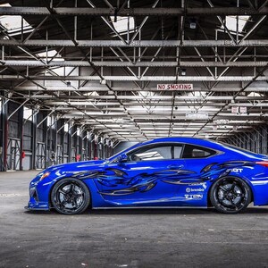 Tribal Full Color Car Vinyl Design, Tribal Razors Car Wrap, Car Vinyl ...