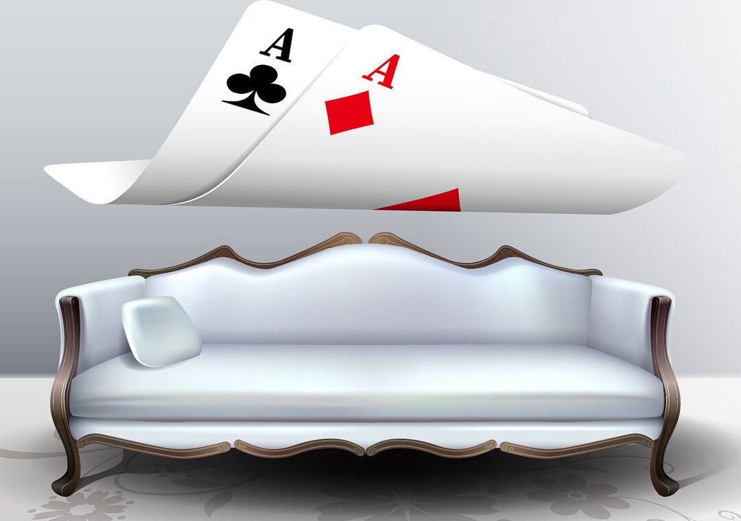 Poker Full Color Decal, Playing Cards Aces Full Color Sticker, Wall Art ...