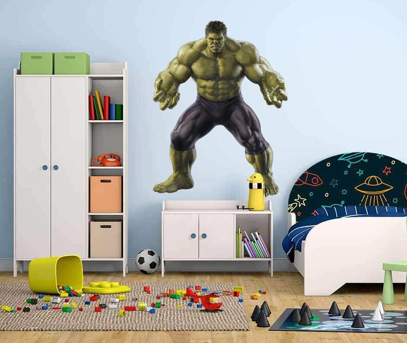 Hulk Full Color Decal Hulk Full Color Sticker Hulk Wall Art - Etsy