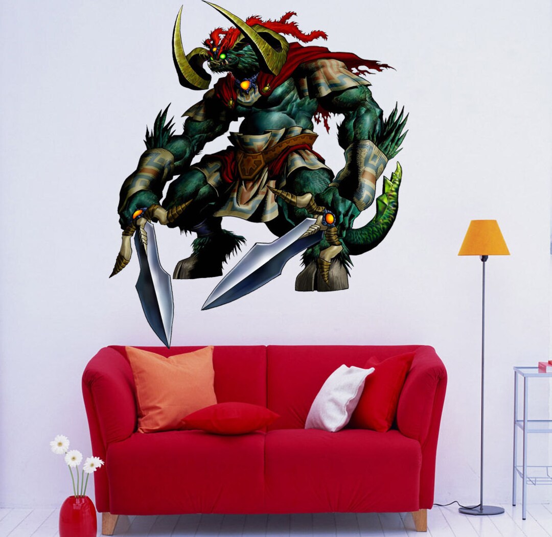 Ork Full Color Decal, Fantasy Hero Full Color Sticker, Goblin Wall Art ...