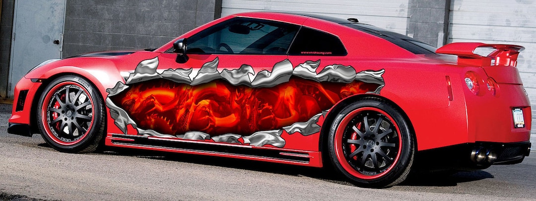 Dragons Full Color Car Vinyl Design, Dragon Wrap, Car Vinyl, Zzs_5 - Etsy