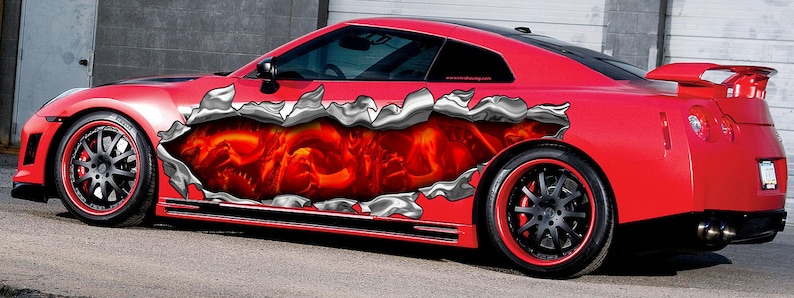 Dragon wrap zzs_5 Car Vinyl Dragons Full Color Car Vinyl Design Home ...