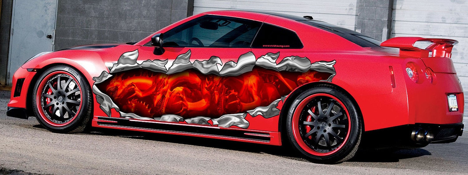 Dragons Full Color Car Vinyl Design, Dragon Wrap, Car Vinyl, Zzs_5 - Etsy