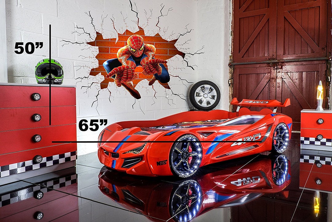 Colorful Spiderman Decal, Spider Man Sticker, Spider-man Decal Nursery ...