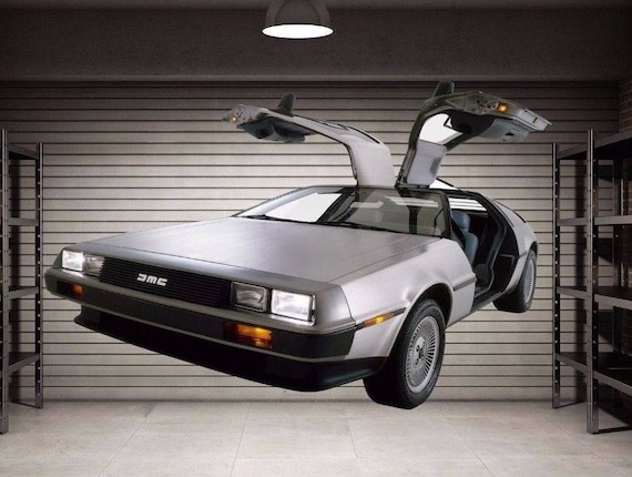 Delorian Decal Back to the Future Decor DMC Decal DMC - Etsy