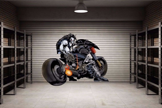 Evil Biker Full Color Decal Chopper Full Color Sticker Bike | Etsy