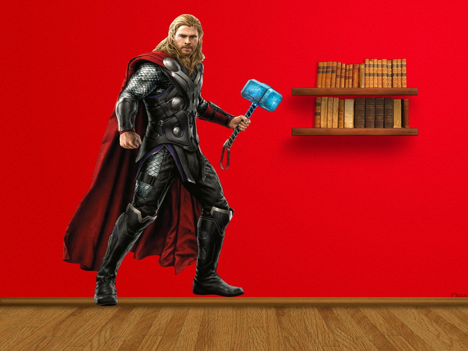 Thor Full Color Decal Thor Full Color Sticker Thor Wall Art - Etsy