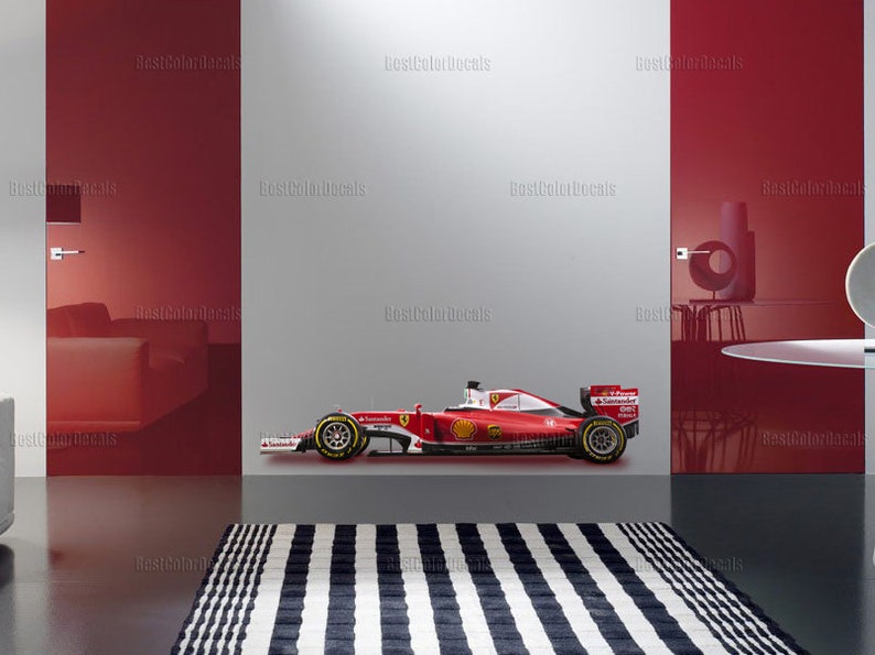 Formula 1 Full Color Decal, F1 Full Color Sticker, Wall Art, Wall Cn ...