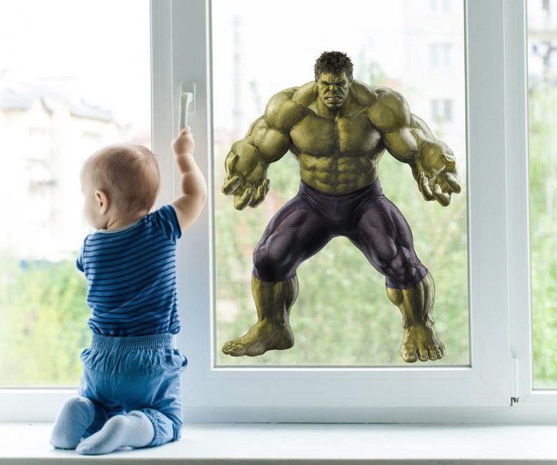Hulk Full Color Decal Hulk Full Color Sticker Hulk Wall Art - Etsy