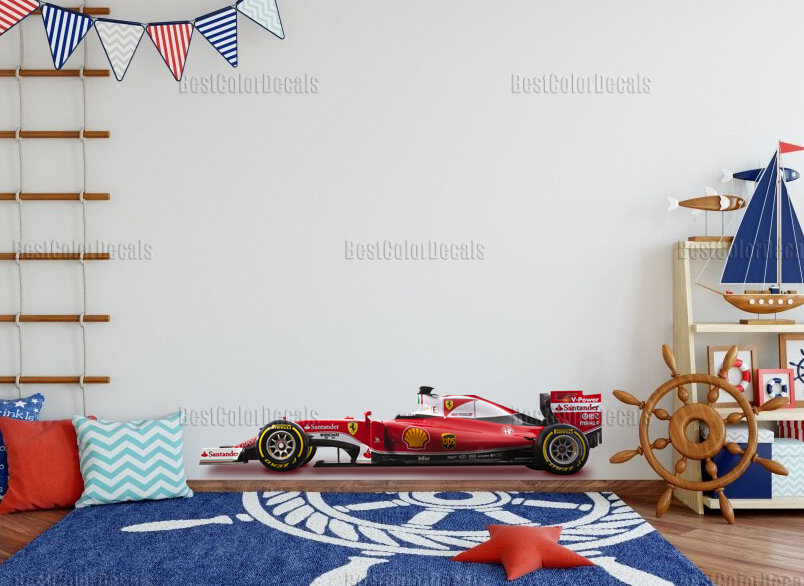 Formula 1 Full Color Decal, F1 Full Color Sticker, Wall Art, Wall Cn ...