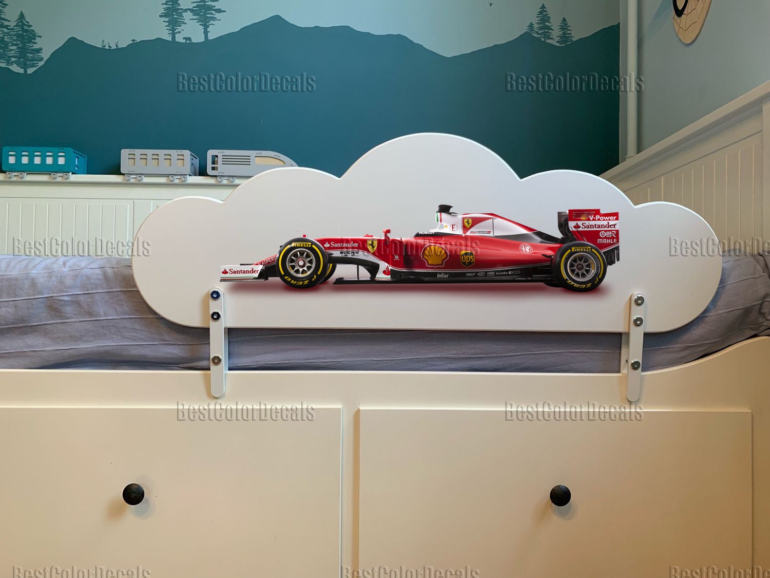 Formula 1 Full Color Decal F1 Full Color Sticker Wall Art - Etsy