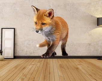 Fox Wall Decal - Etsy