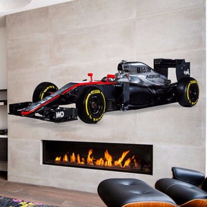 Formula 1 Full Color Decal, F1 Full Color Sticker, Wall Art, Wall Cn ...