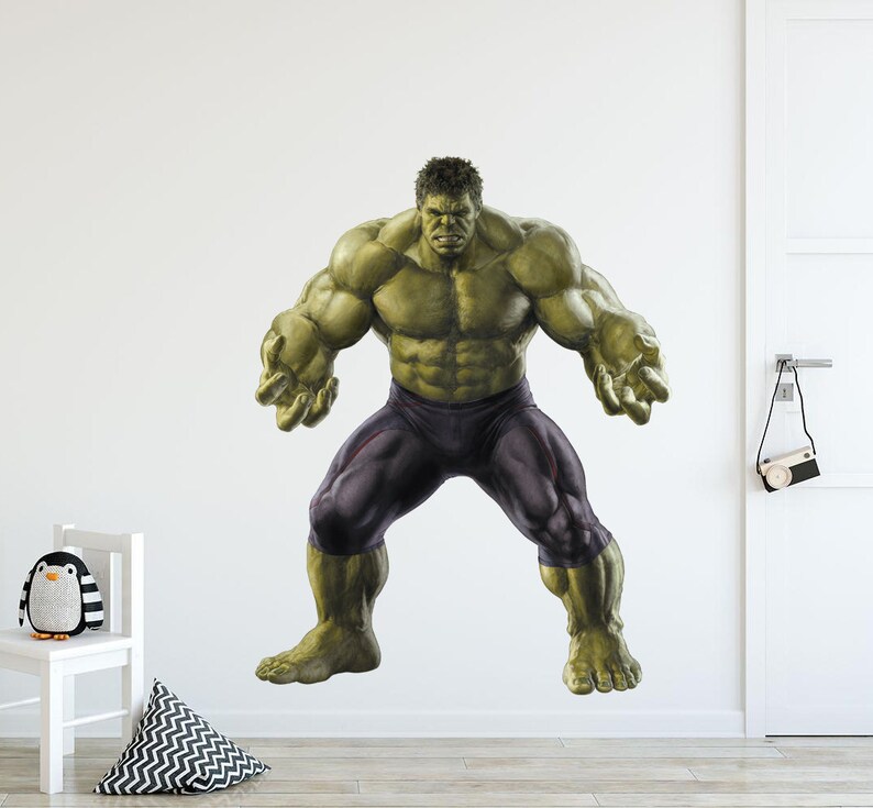 Hulk Full Color Decal Hulk Full Color Sticker Hulk Wall Art - Etsy