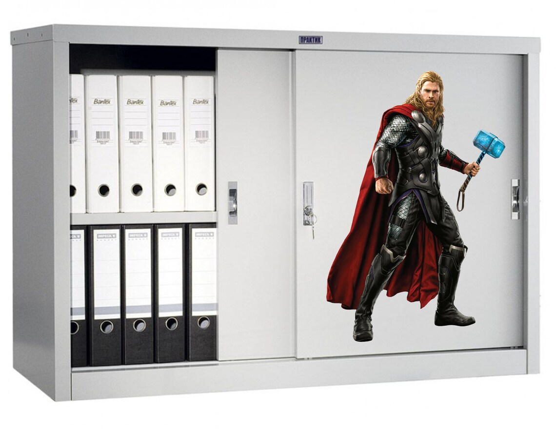 Thor Full Color Decal Thor Full Color Sticker Thor Wall Art - Etsy