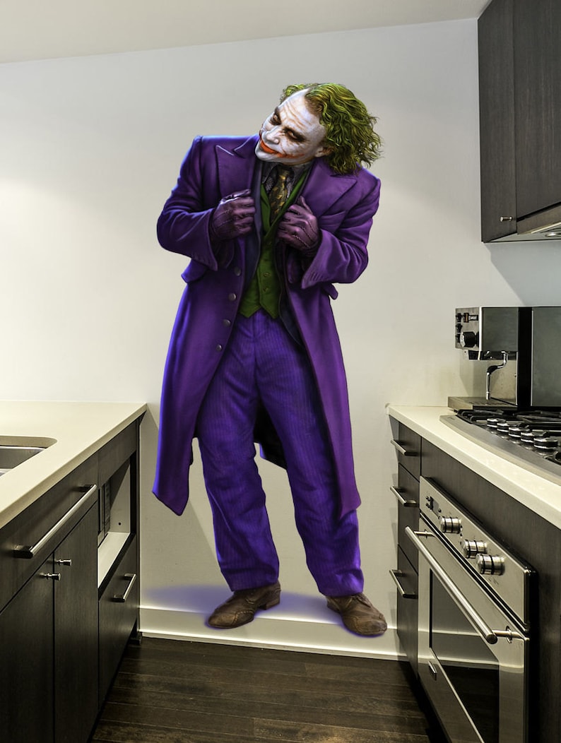 Joker Full Color Decal, Joker Full Color Sticker, Joker Wall Art Cn 156 ...