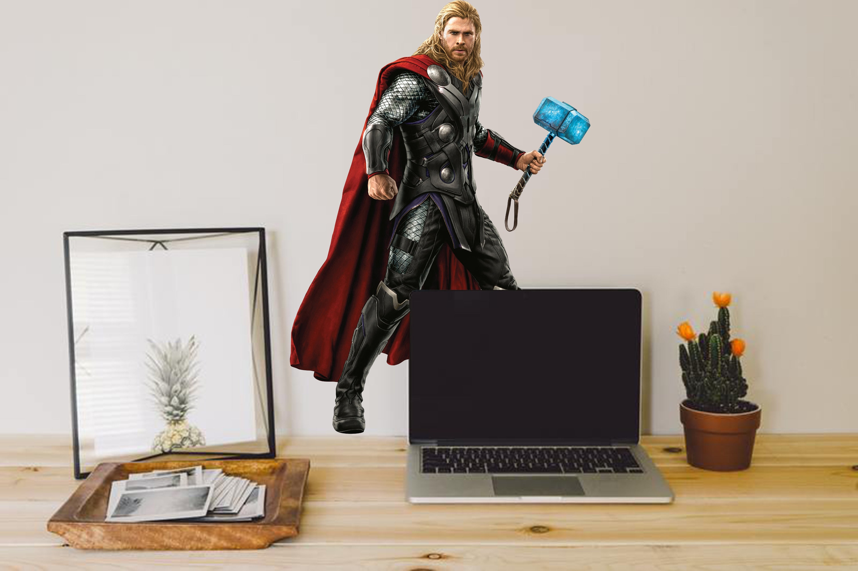 Thor Full Color Decal Thor Full Color Sticker Thor Wall Art - Etsy