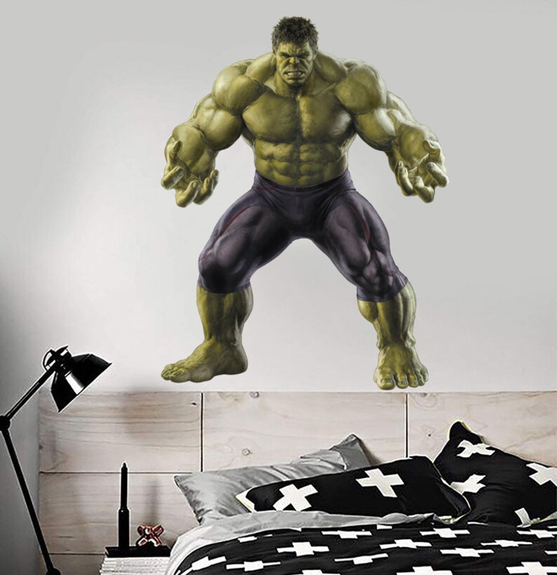 Hulk Full Color Decal Hulk Full Color Sticker Hulk Wall Art - Etsy