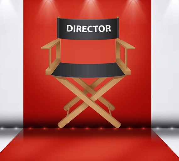 Director Chair Full Color Decal Director Full Color Sticker - Etsy