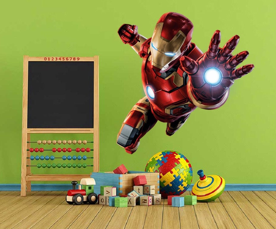 Ironman Full Color Decal, Ironman Full Color Sticker Tony Stark Cn 149 ...