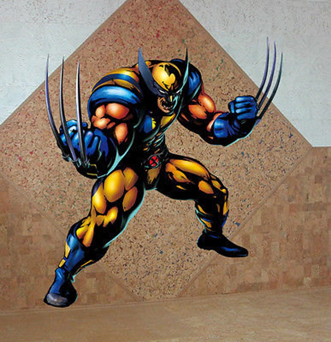 Wolverine Full Color Decal, X-men Full Color Sticker, Wall Decal Cn 162 ...