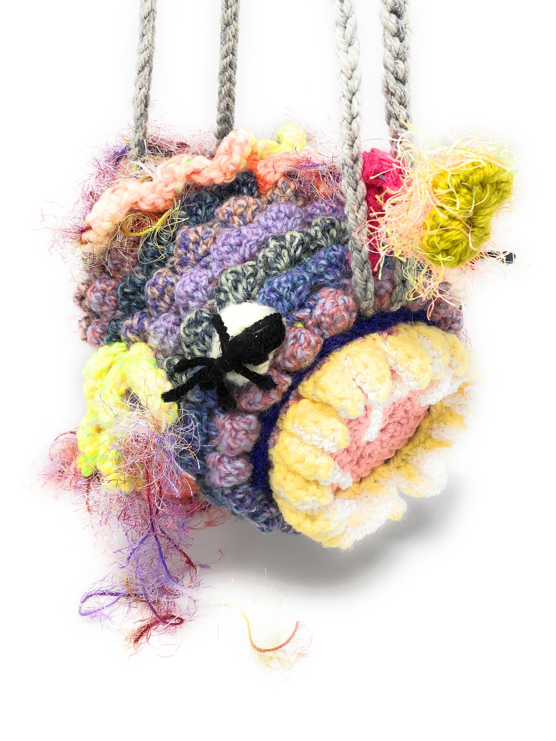 Anglerfish Crochet Beach Bag Fish Sea Cute Kawaii - Etsy