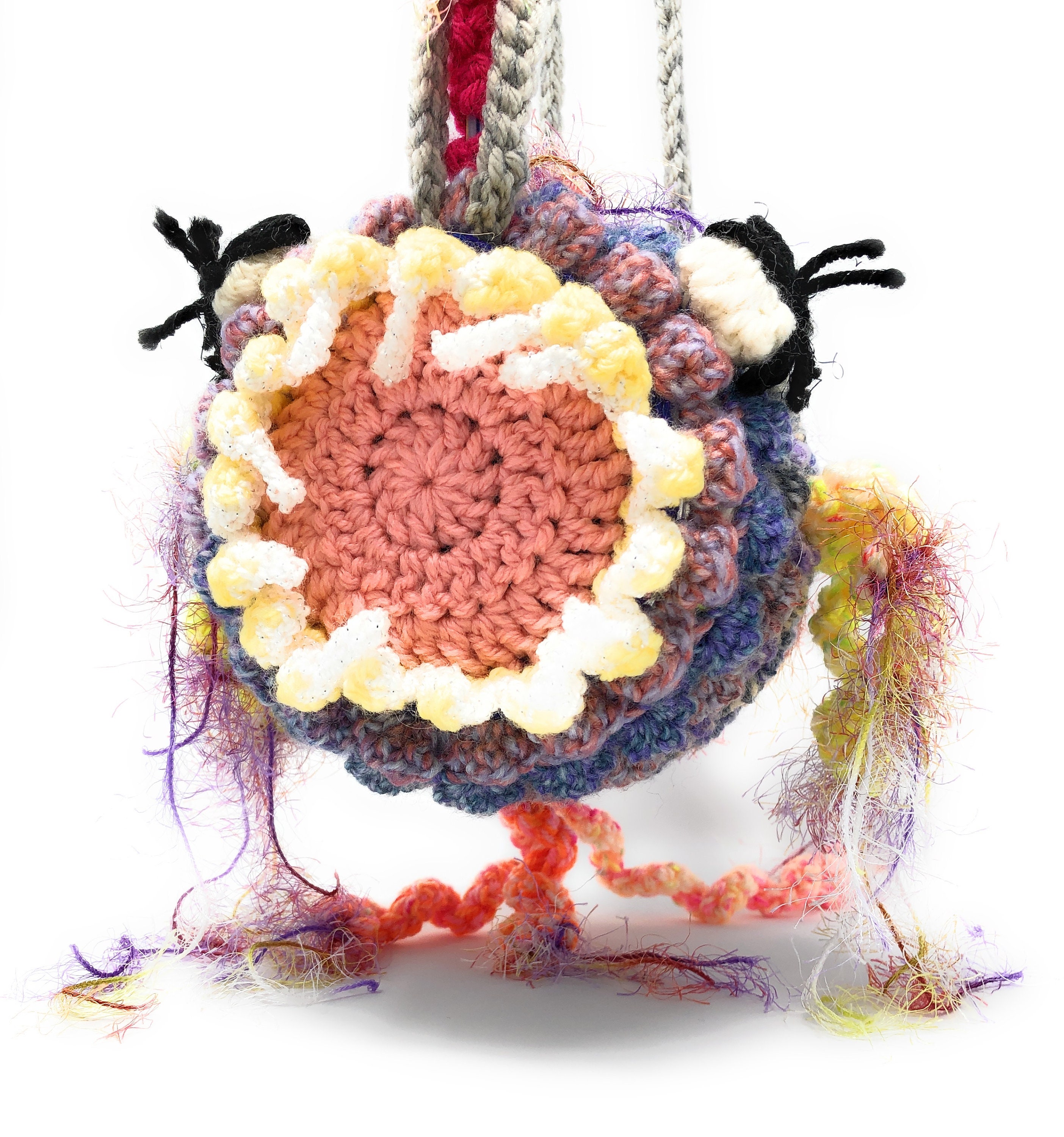 Anglerfish Crochet Beach Bag Fish Sea Cute Kawaii - Etsy