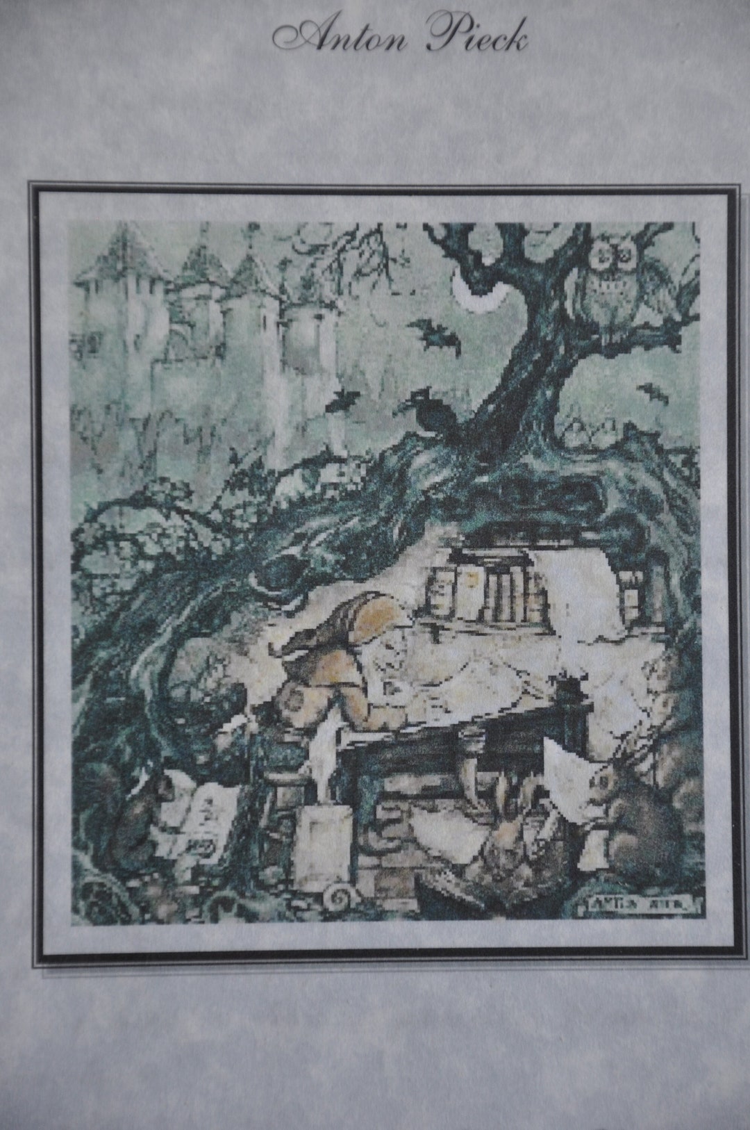 The Story Writer by Anton Pieck Cross Stitch Chart by the Cross Stitch ...