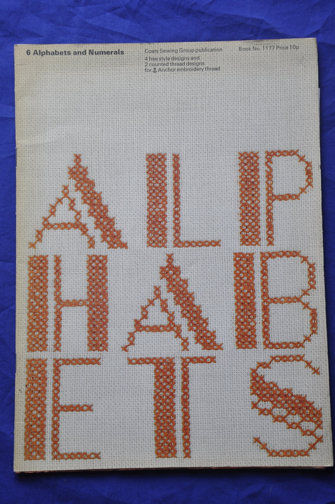 Alphabets and Numerals: 4 Free Style Designs and 2 Cross Stitch Counted ...