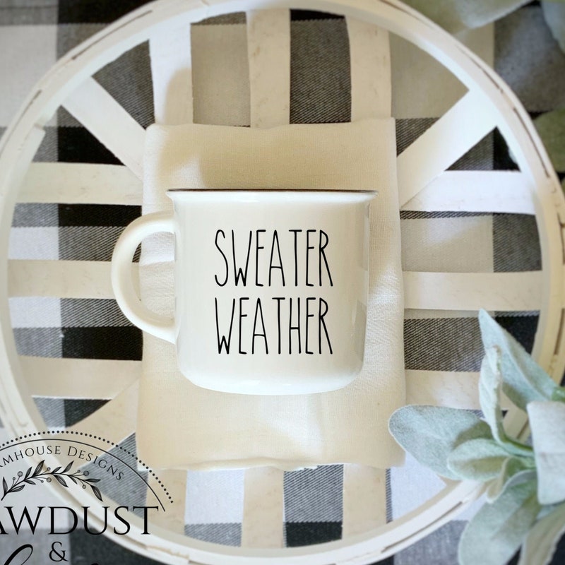 Sweater Weather Coffee Mug - Etsy