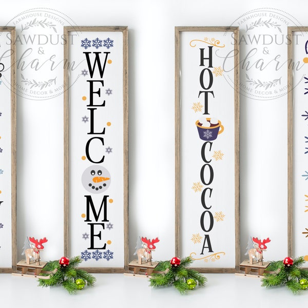 Winter Porch Signs - Etsy