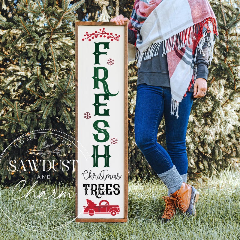 Christmas Tree Sign - Etsy