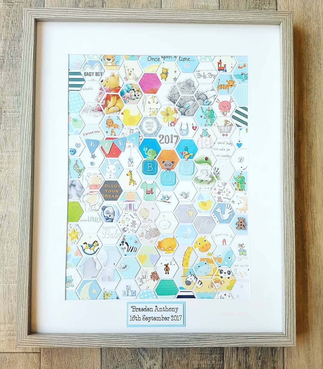 Gift Voucher, Handmade Bespoke Card Frame, Wedding, Birthday, New Baby ...