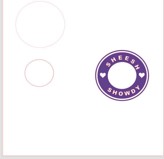Starbucks Sheesh showdy logo ring SVG | Etsy