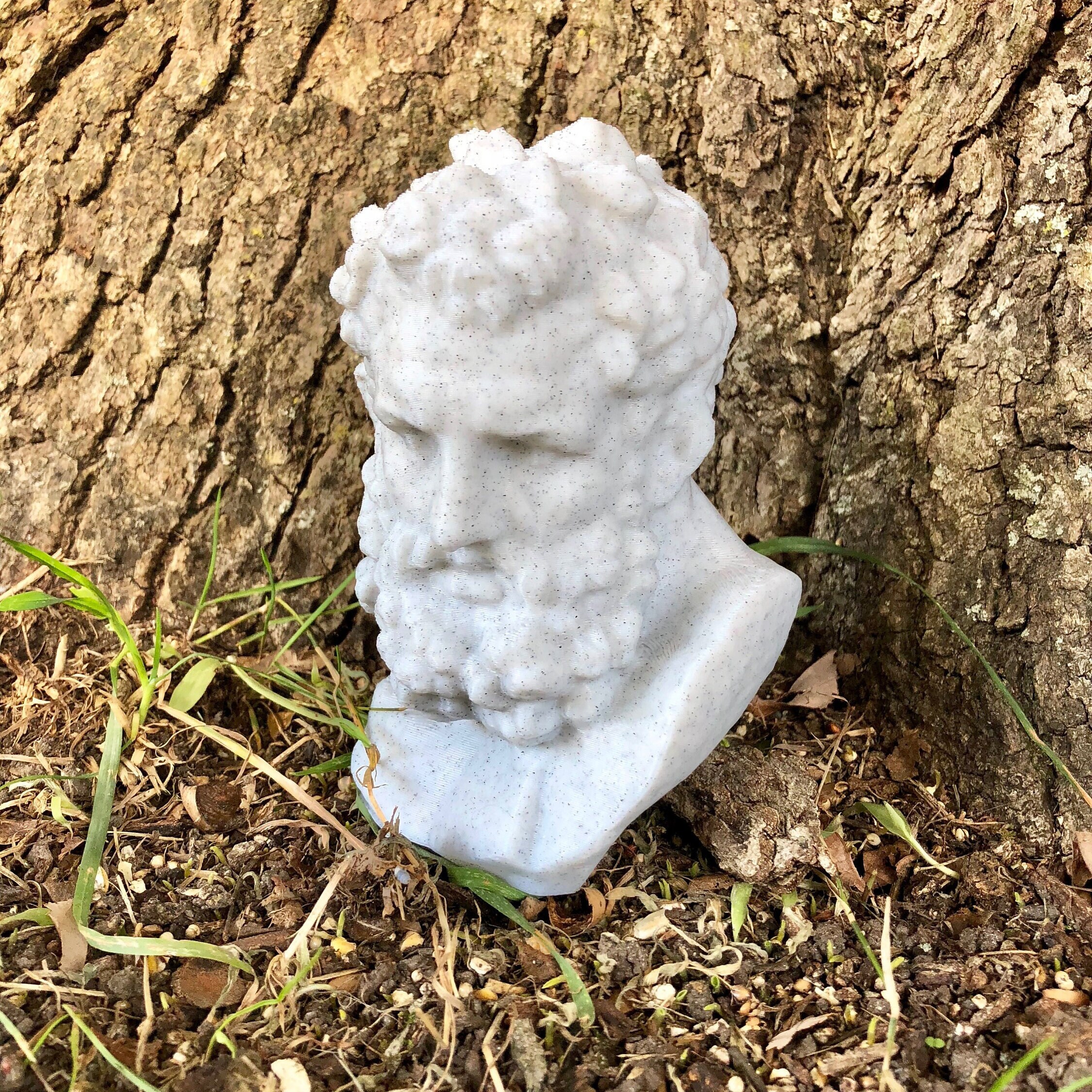 3D Printed Hercules Bust, 3D Printed Desk Decoration, Hercules Figurine ...