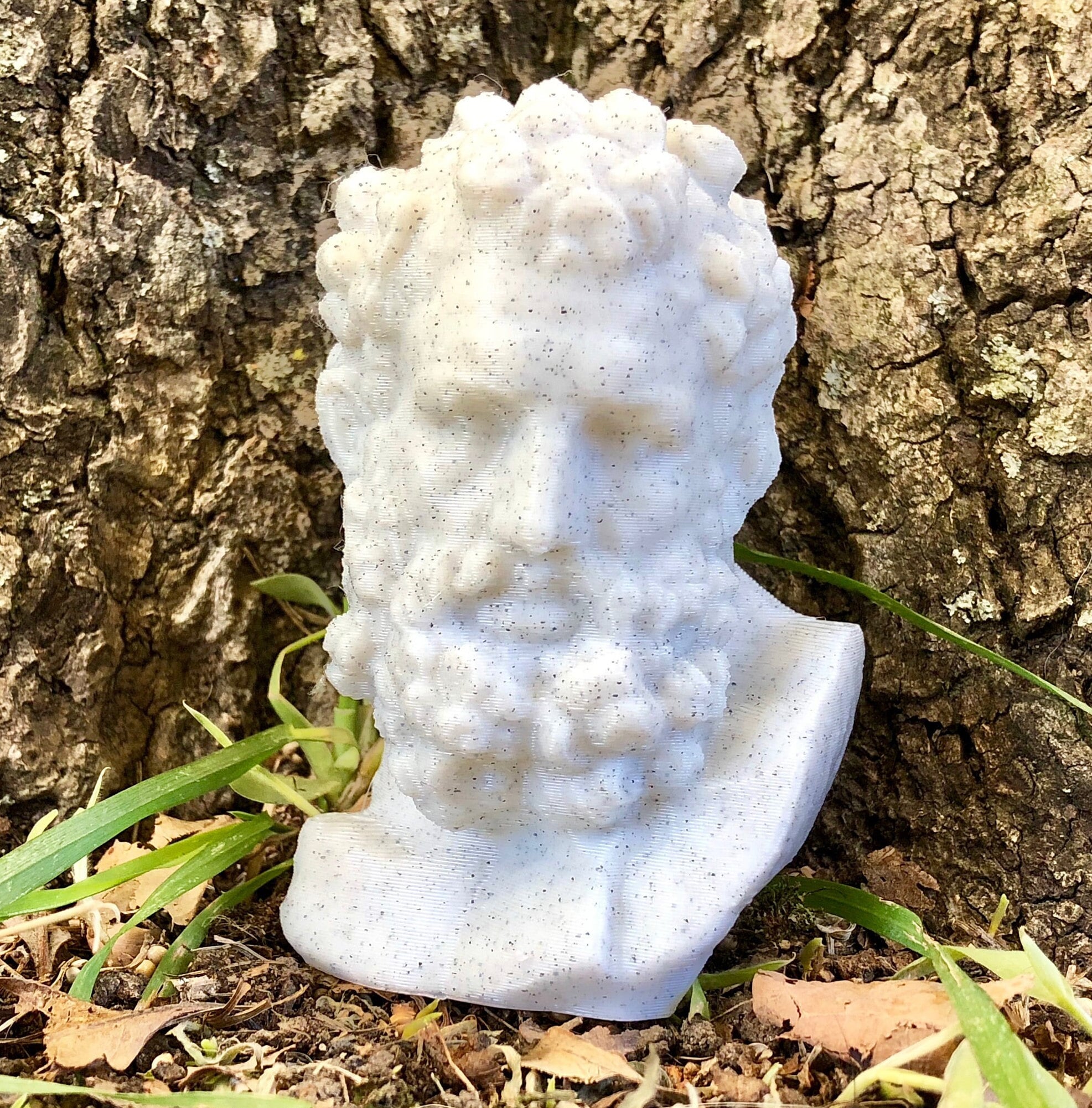3D Printed Hercules Bust, 3D Printed Desk Decoration, Hercules Figurine ...