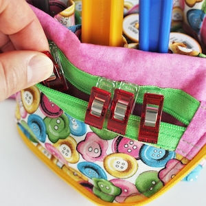 PDF PATTERN for Catch-all Cutie Sewing Organizer Zipper Bag With ...