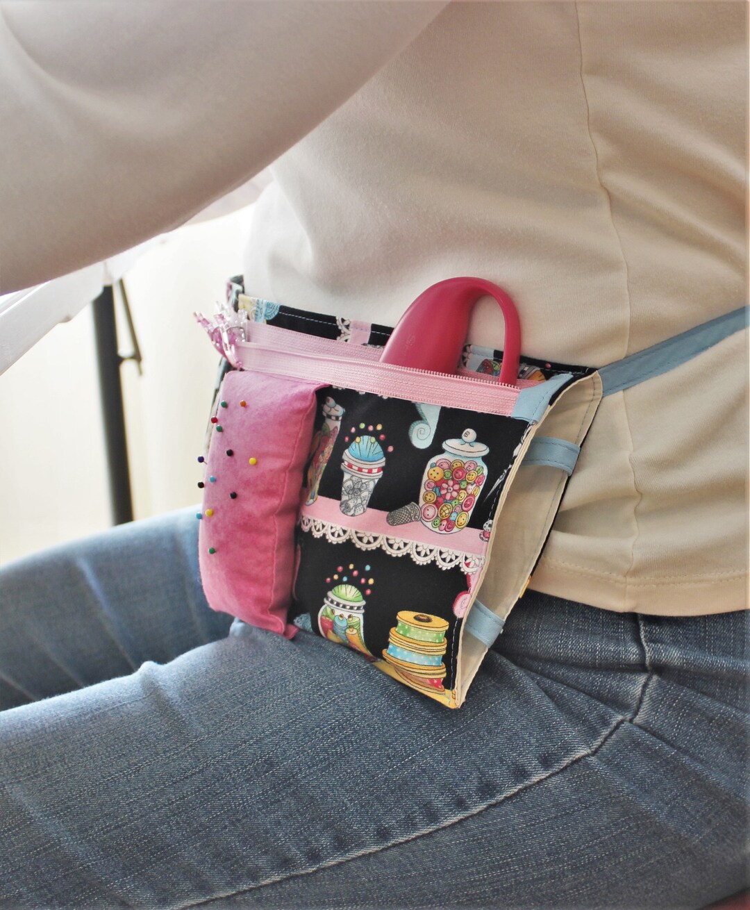 Pattern for Sewing/quilting & Craft Tool Apron With Zipper Pockets ...