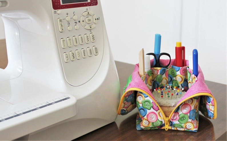 PDF PATTERN for Catch-all Cutie Sewing Organizer Zipper Bag - Etsy Canada