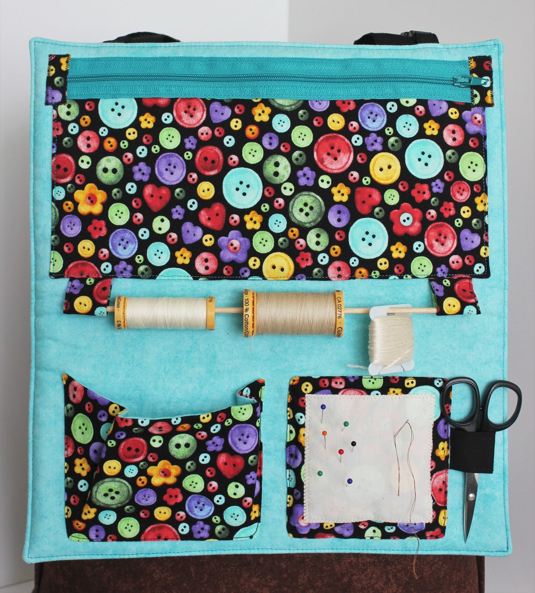 PDF Pattern for Travel Sewing Caddy With Pincushion - Etsy