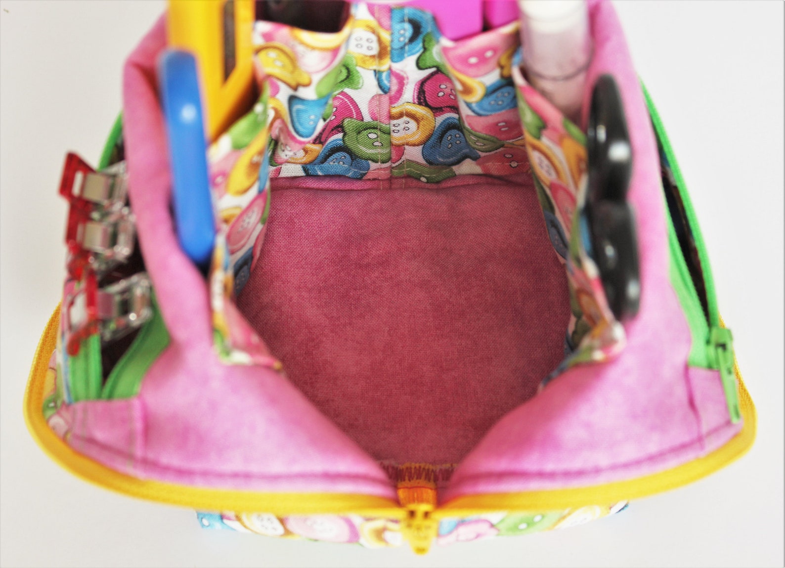 PDF PATTERN for Catch-all Cutie Sewing Organizer Zipper Bag - Etsy Canada