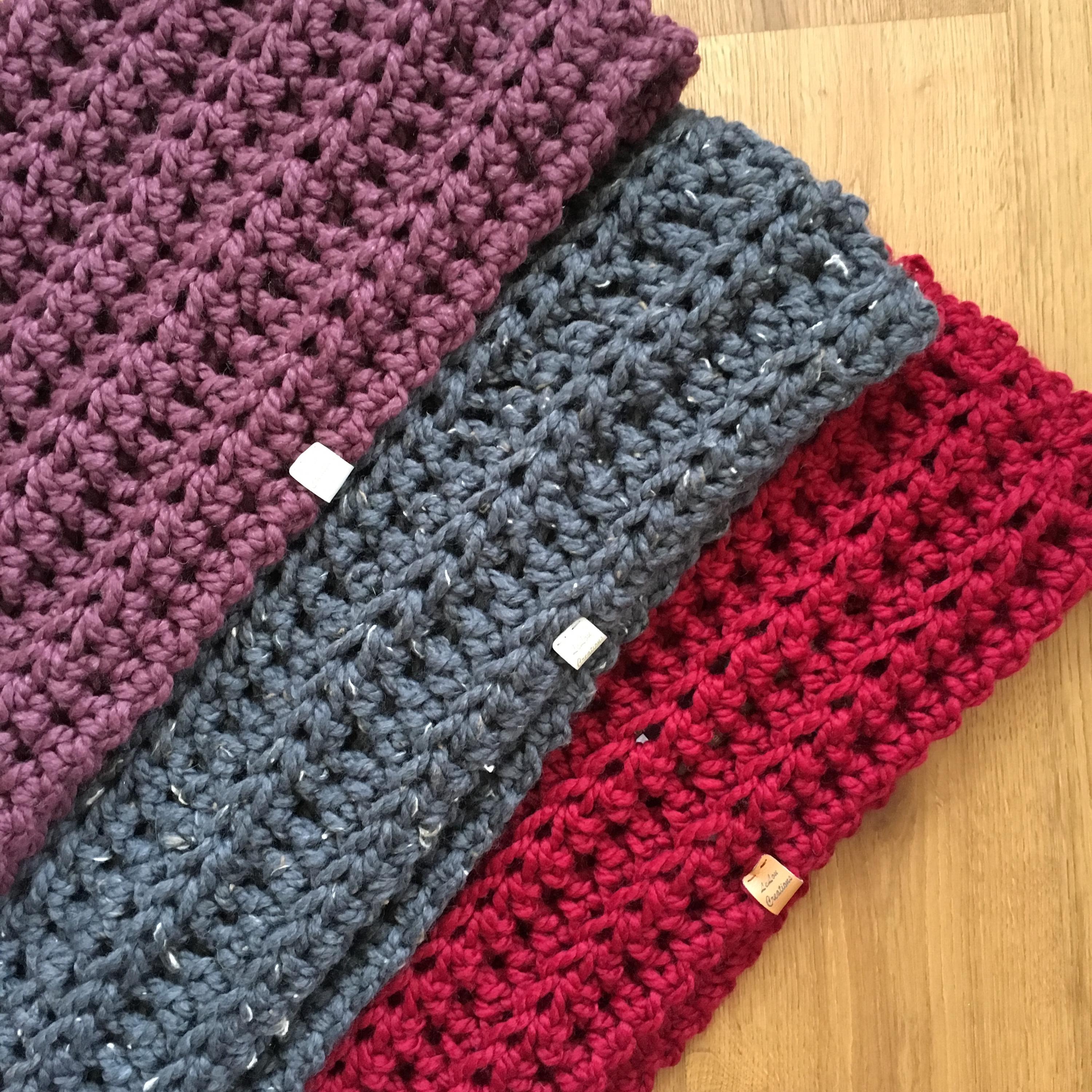 Crochet Pattern for a Loop Scarf | Language: German - Etsy