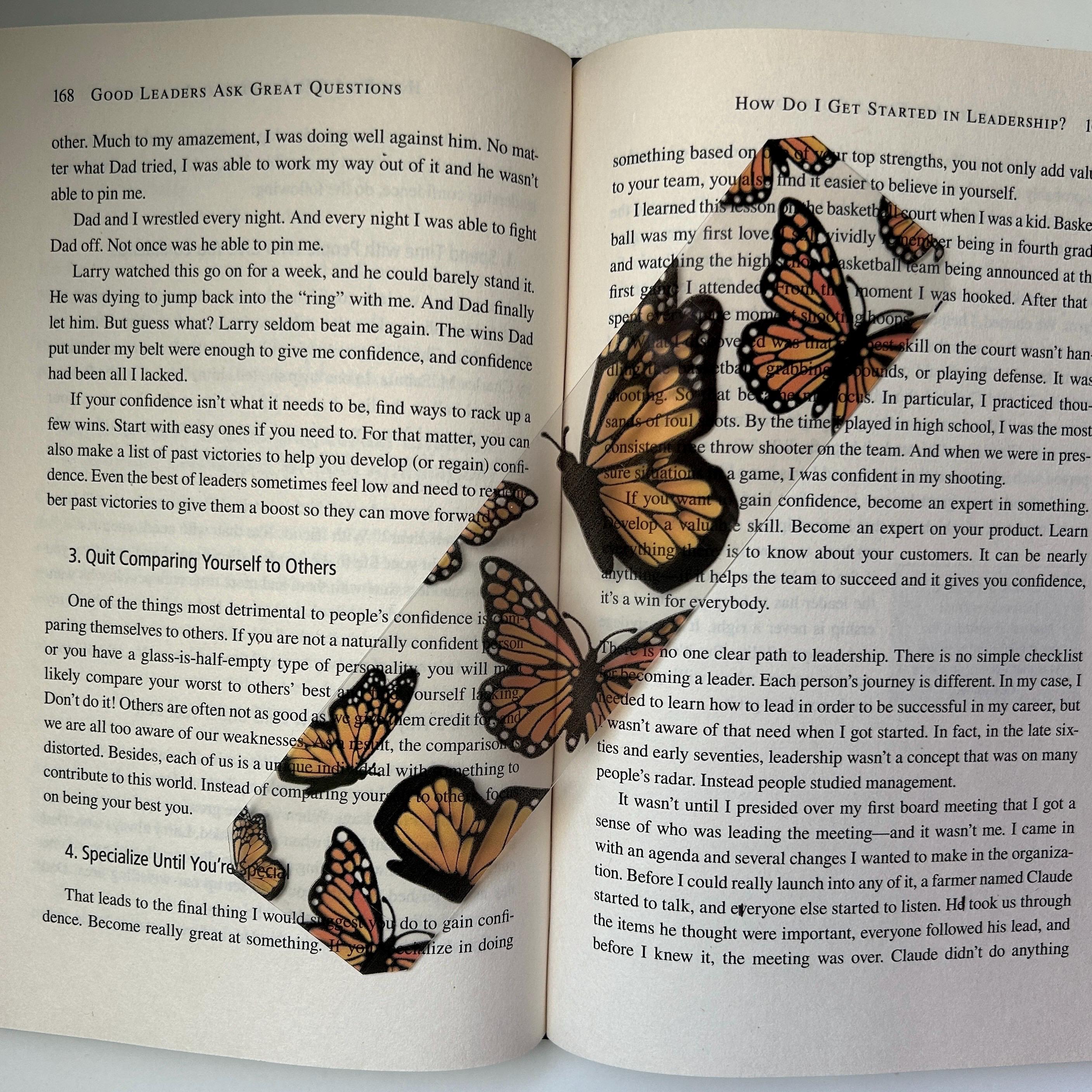 Monarch Bookmark - Clear - Etsy