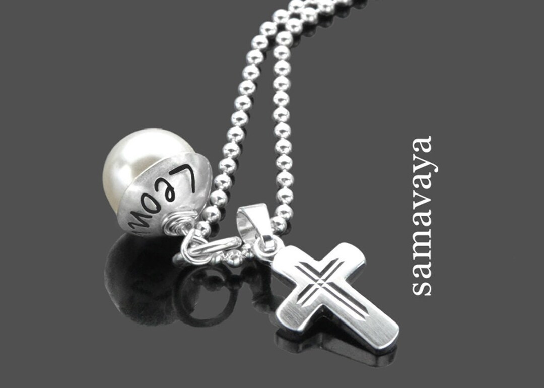 Chain Gift Confirmation Communion Girl Engraving LYHO BLESSING 925 ...