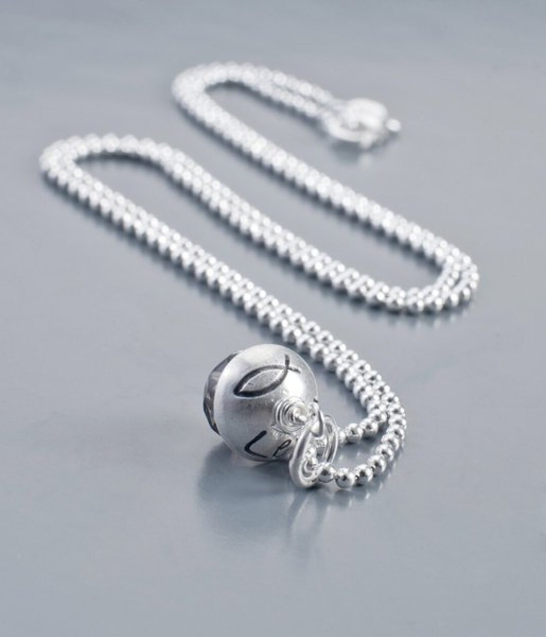 Name Necklace Communion Confirmation PRAY 925 Silver Chain With ...